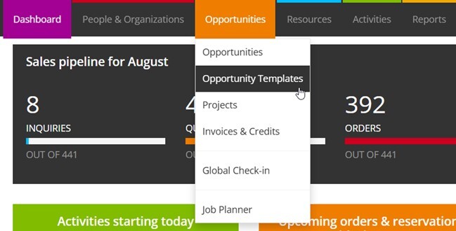 Opportunity Templates